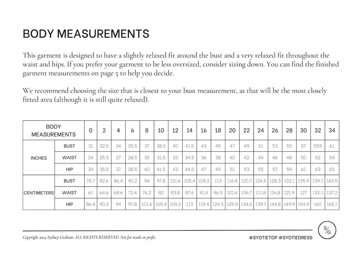Syd Graham Patterns Syd Tie Top & Dress - PDF Pattern – Open Studio Sewing