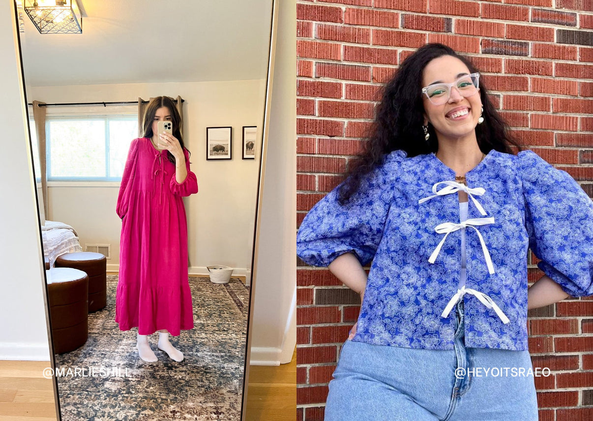 Syd Graham Patterns Syd Tie Top & Dress - PDF Pattern – Open Studio Sewing